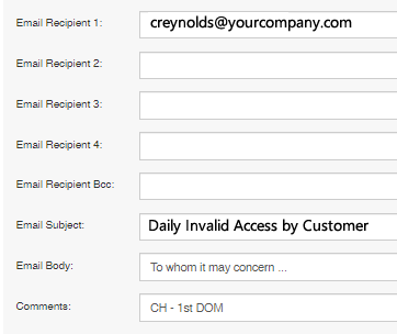 Custom Report Scheduler